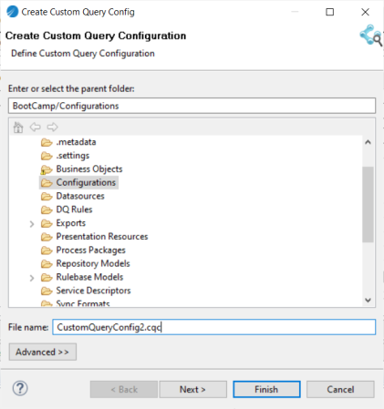 Creating a Custom Query Model