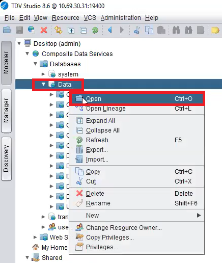 Configuring TIBCO Data Virtualization Data Service