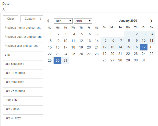 Adding Filters to a Visualization