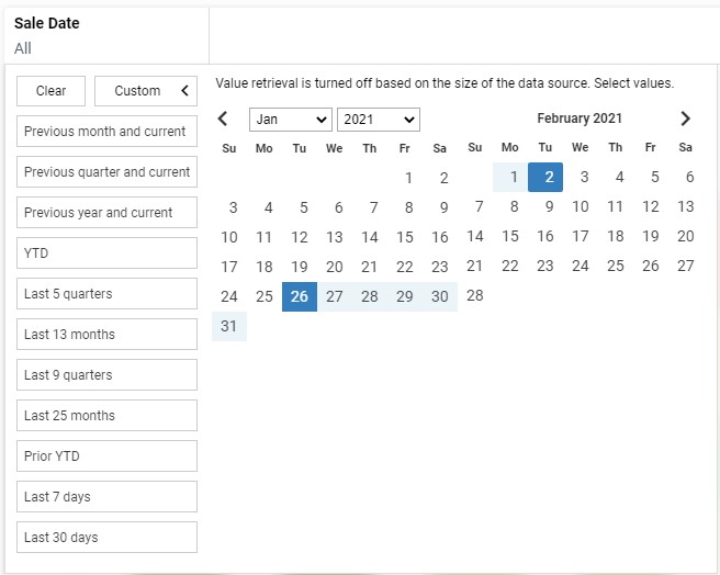 Adding Filters to a Visualization