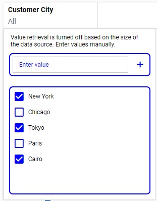 Adding Filters to a Visualization