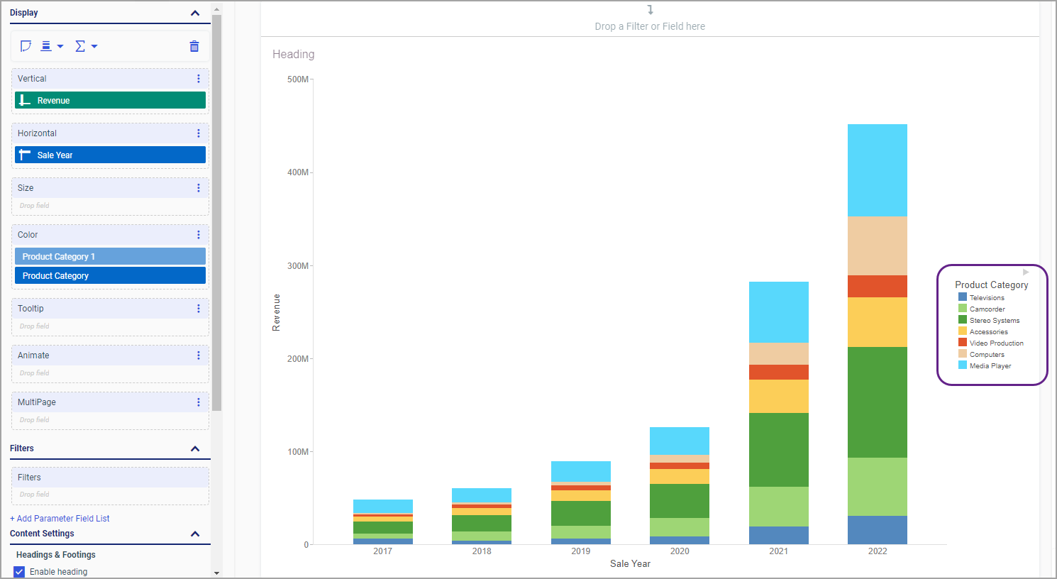 Sorting Legends in a Chart