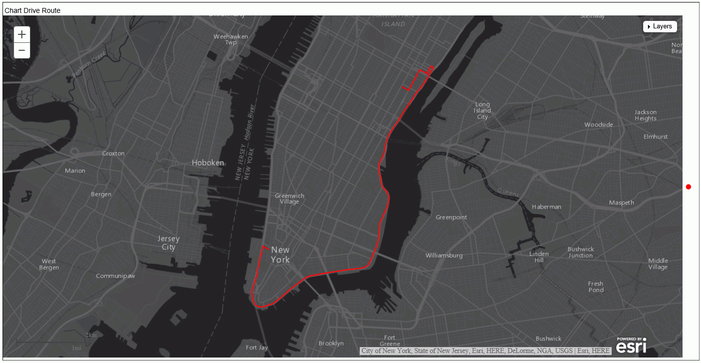 GIS_DRIVE_ROUTE: Calculating the Driving Directions Between Geometry Points