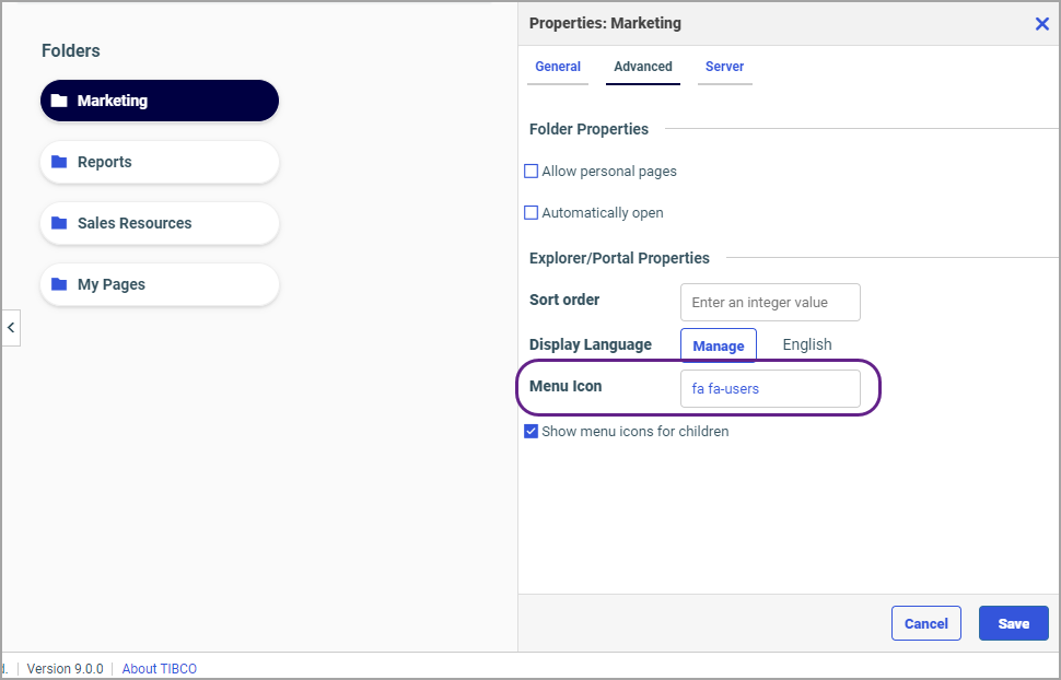 Adding Icons to Portal Levels